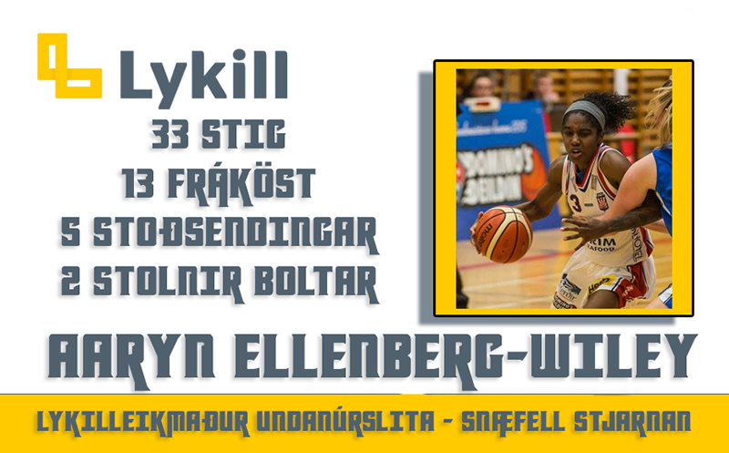 Lykill: Aaryn Ellenberg-Wiley - Karfan
