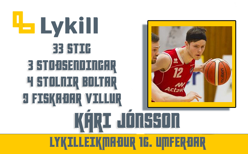 Lykill: Kári Jónsson - Karfan