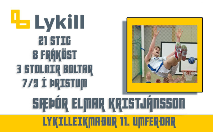 Lykill: Sæþór Elmar Kristjánsson - Karfan