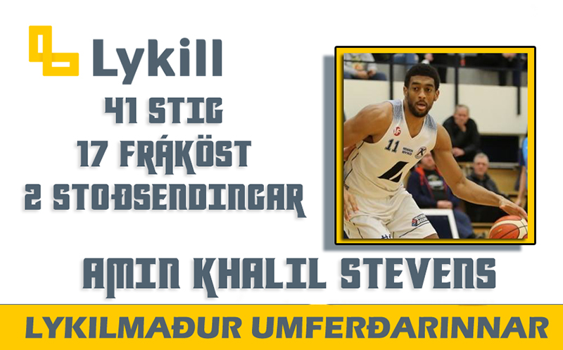 Lykill: Amin Khalil Stevens - Karfan