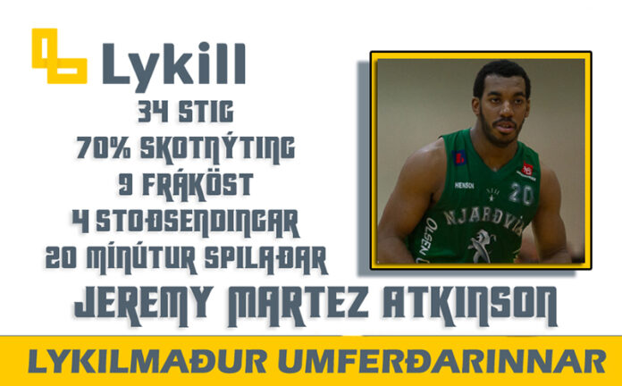 Lykill: Jeremy Atkinson - Karfan