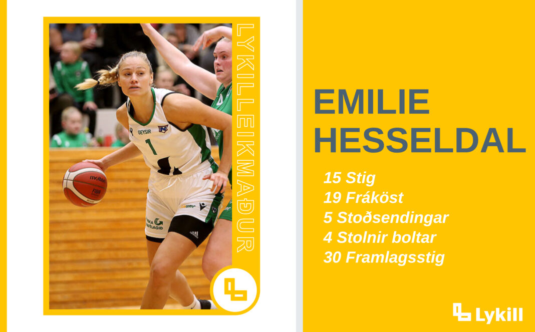 Lykill: Emilie Hesseldal - Karfan