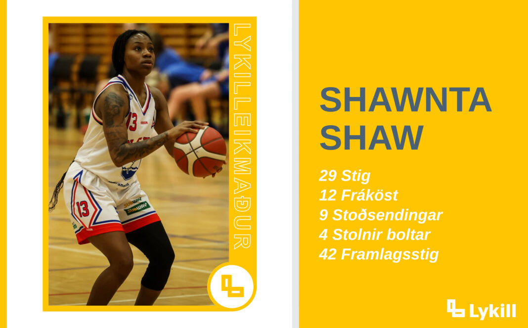 Lykill: Shawnta Grenetta Shaw - Karfan