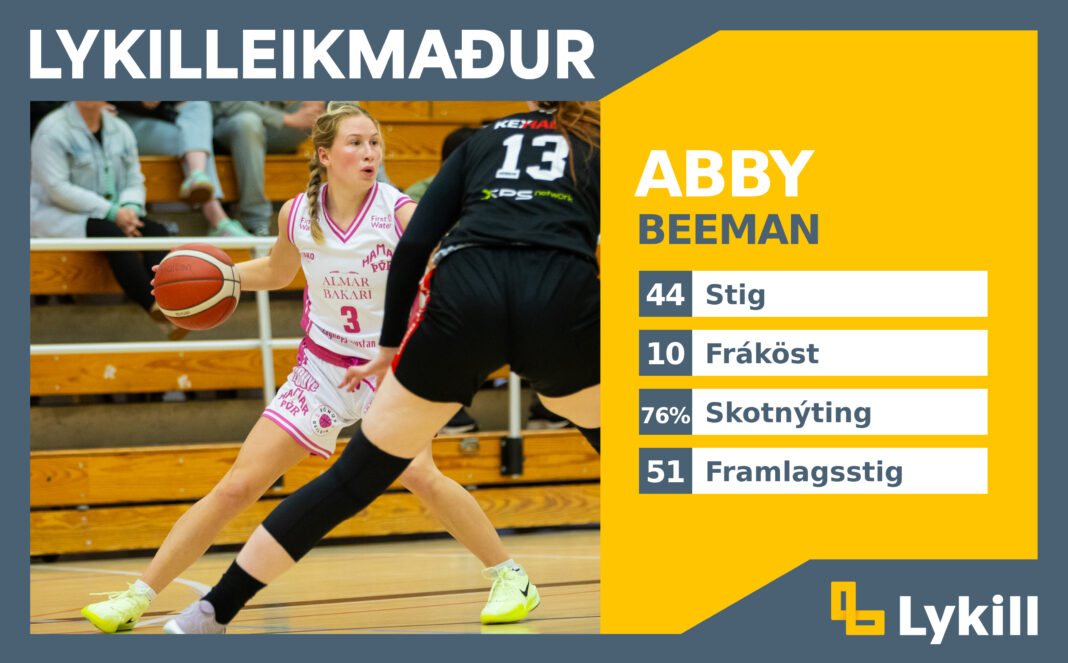 Lykill: Abby Beeman - Karfan