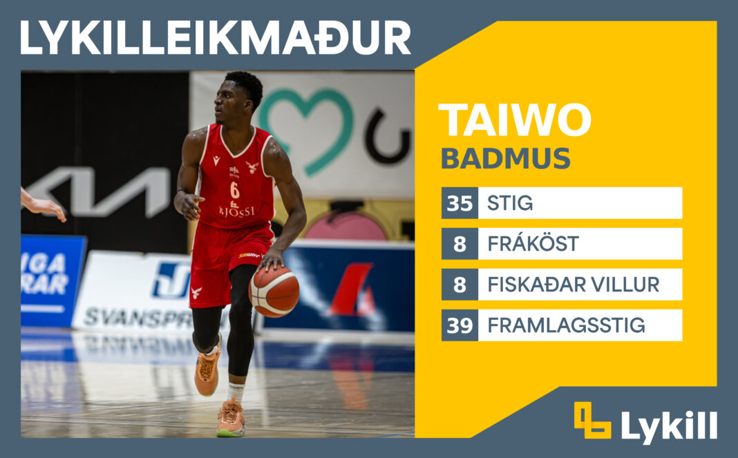 Lykill: Taiwo Badmus - Karfan