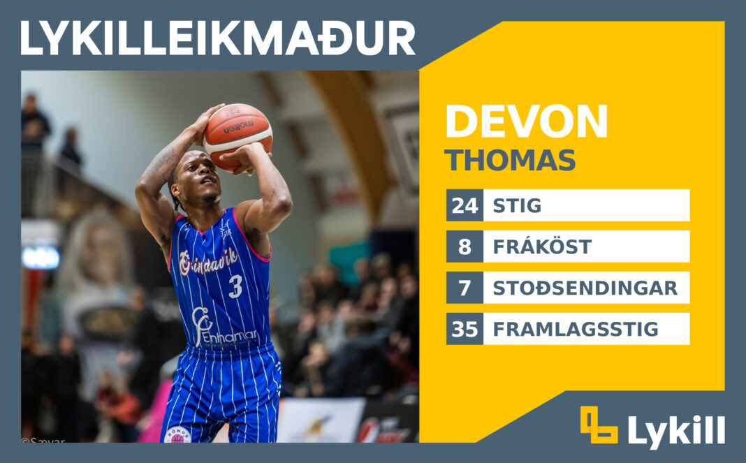 Lykill: Devon Thomas - Karfan