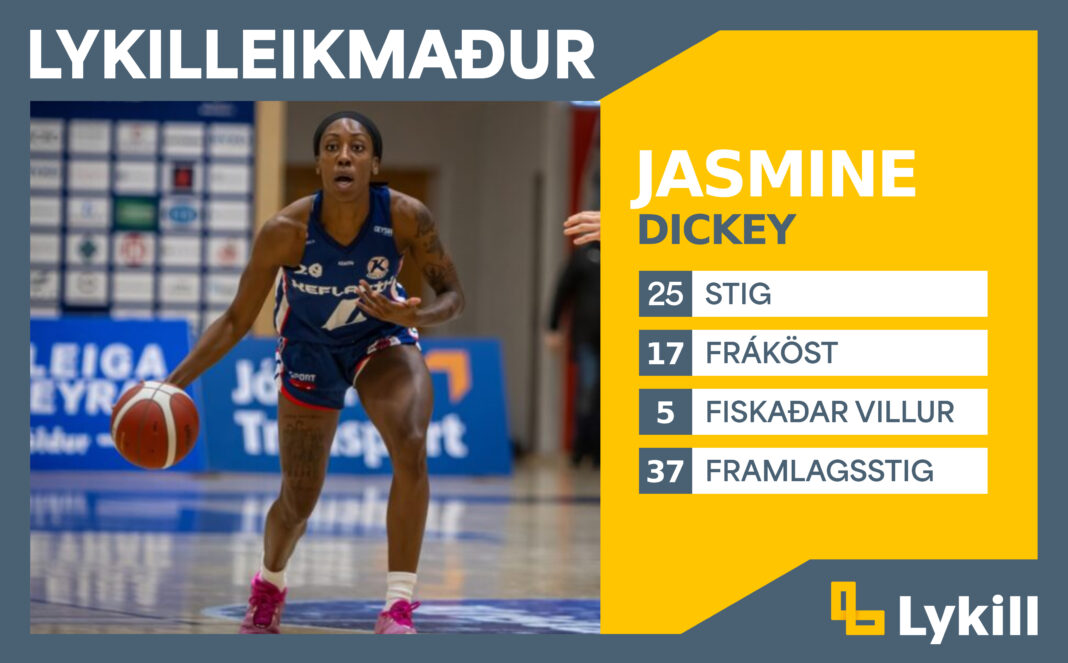 Lykill: Jasmine Dickey - Karfan