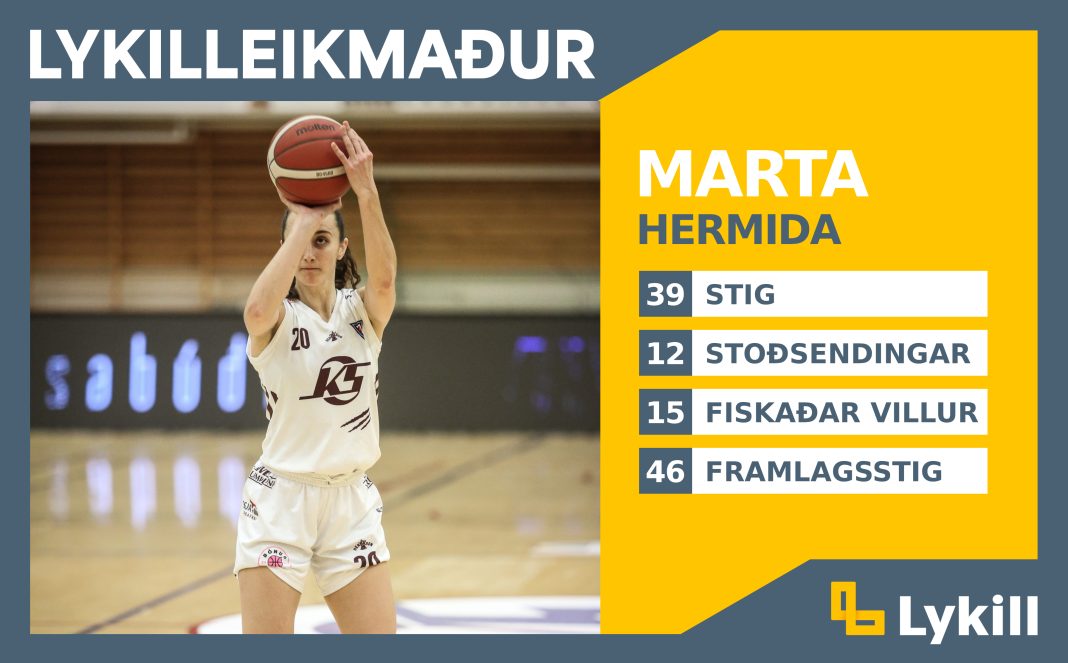 Lykill: Marta Hermida - Karfan